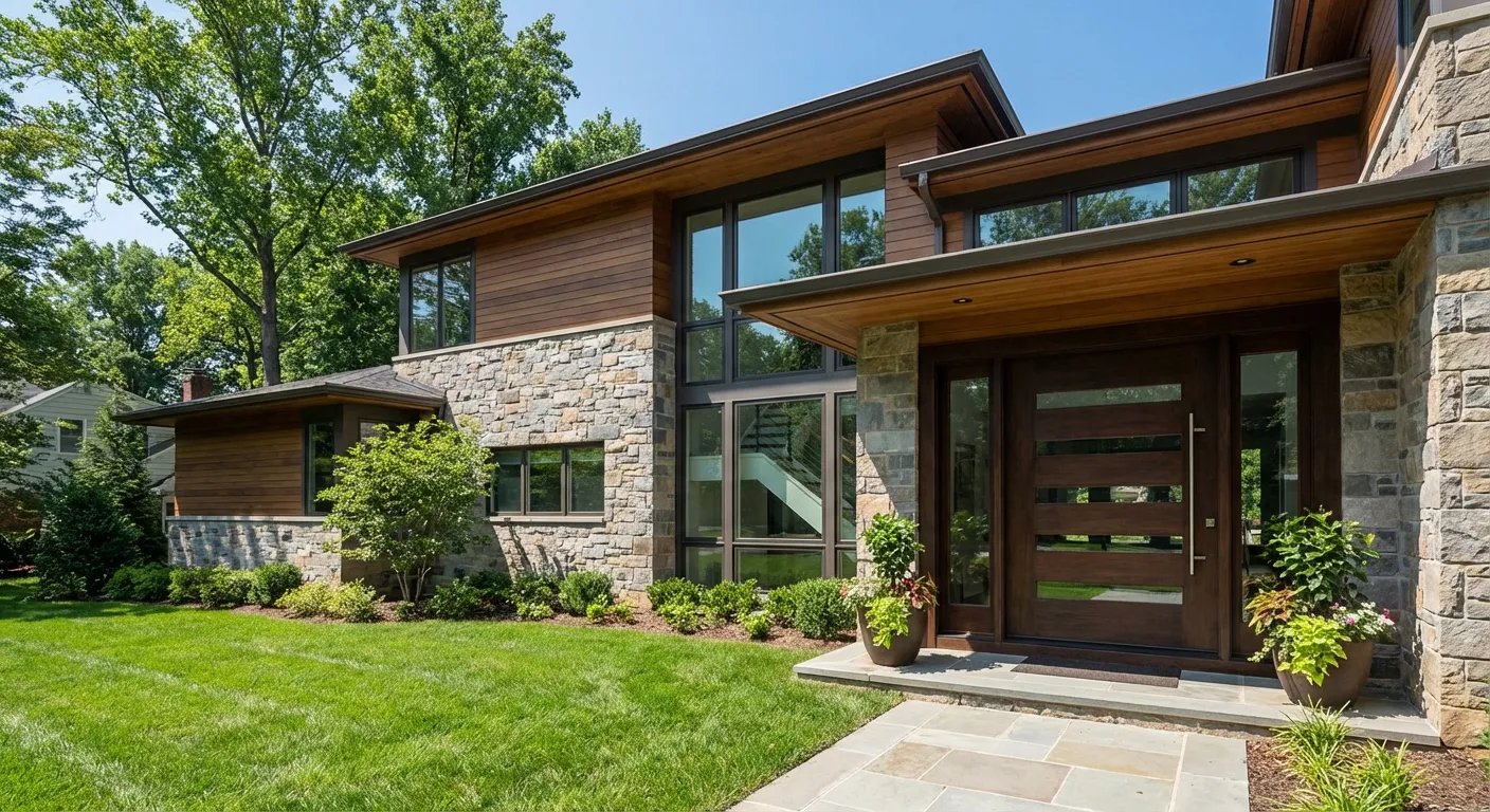 The Best Door Styles for Modern Curb Ap… - Great Oak Roofing