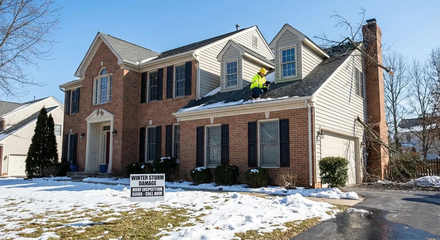 Winter Storm Damage: Your Essential Roo… - Great Oak Roofing